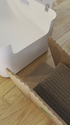 Purrfectly Clean Paws®: Litter Trapping, Scratcher, Cat Litter Box Ramp ...