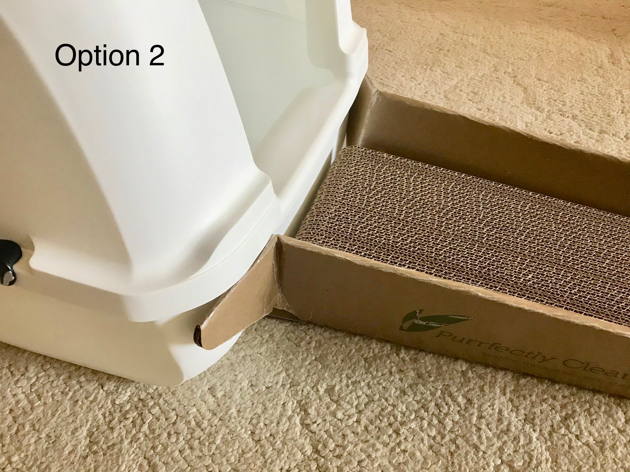 Purrfectly Clean Paws® Anti-Tracking, Scratcher, Cat Litter Box Ramp ...